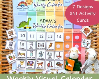 Editable Kids Daily Routine Cards, Chore Chart for Kids, Daily Visual ...