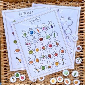 Beginning Sounds, Printable Alphabet Game, Preschool Curriculum ...