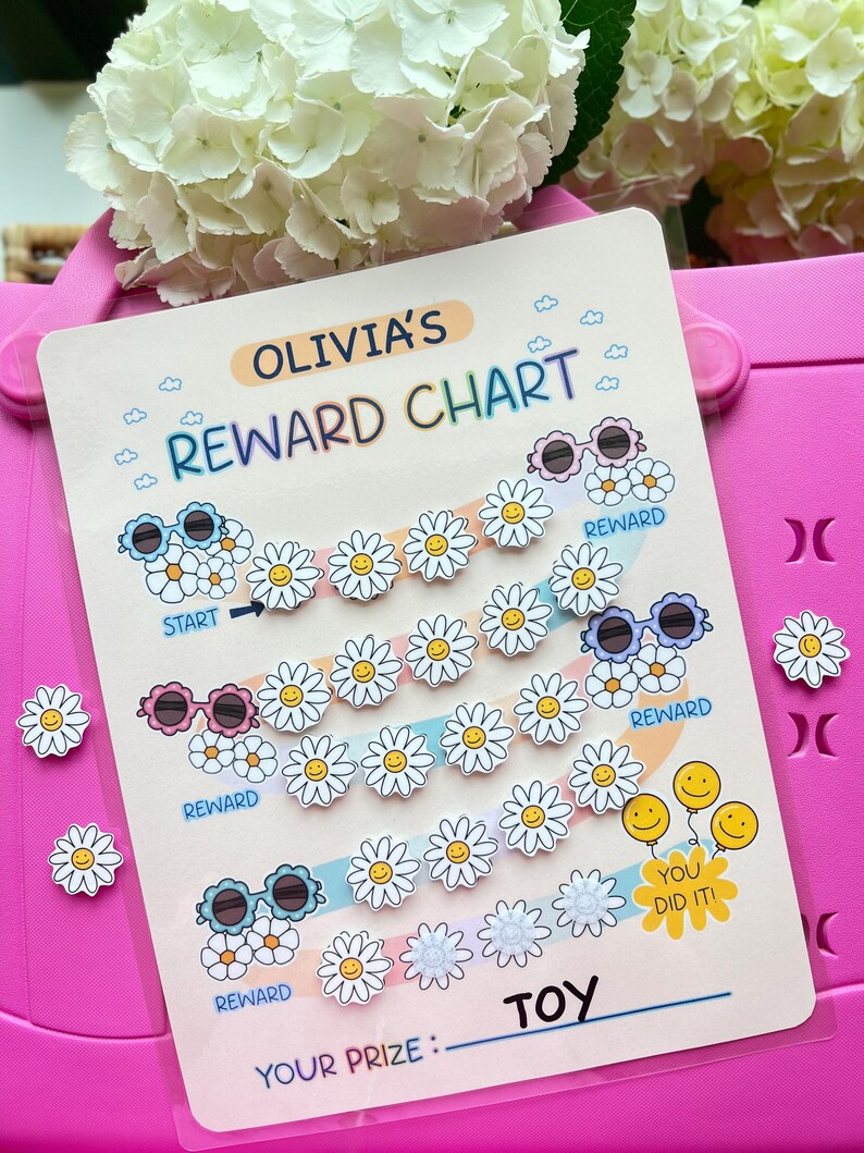 Groovy Boho Kids Reward Chart: Printable Goal Tracker (digital Download ...