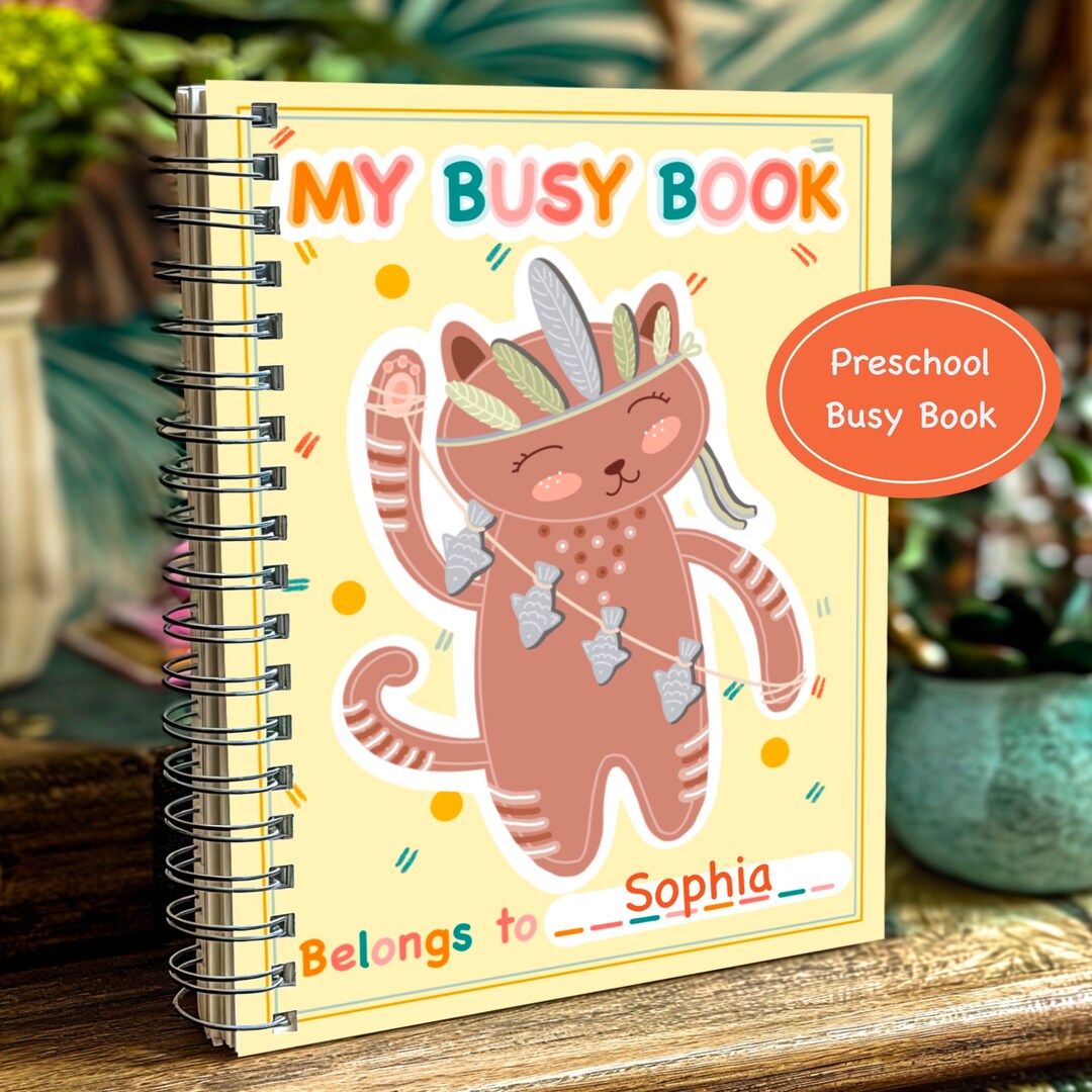 Toddler Learning Binder, Busy Book Printable, Preschool Activities ...