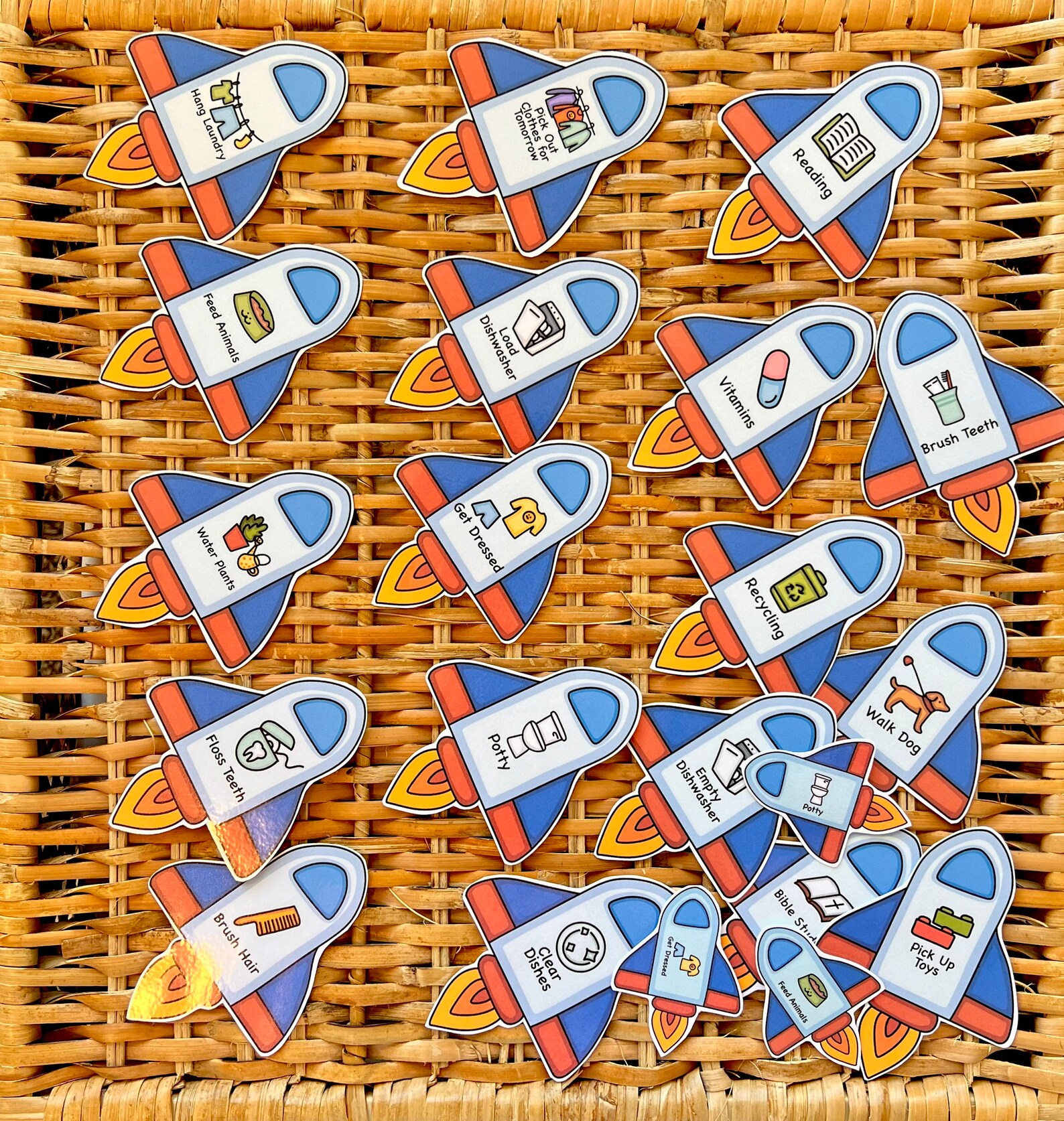 Galaxy Reward Chart for Kids: Printable Chore Chart (digital Download ...