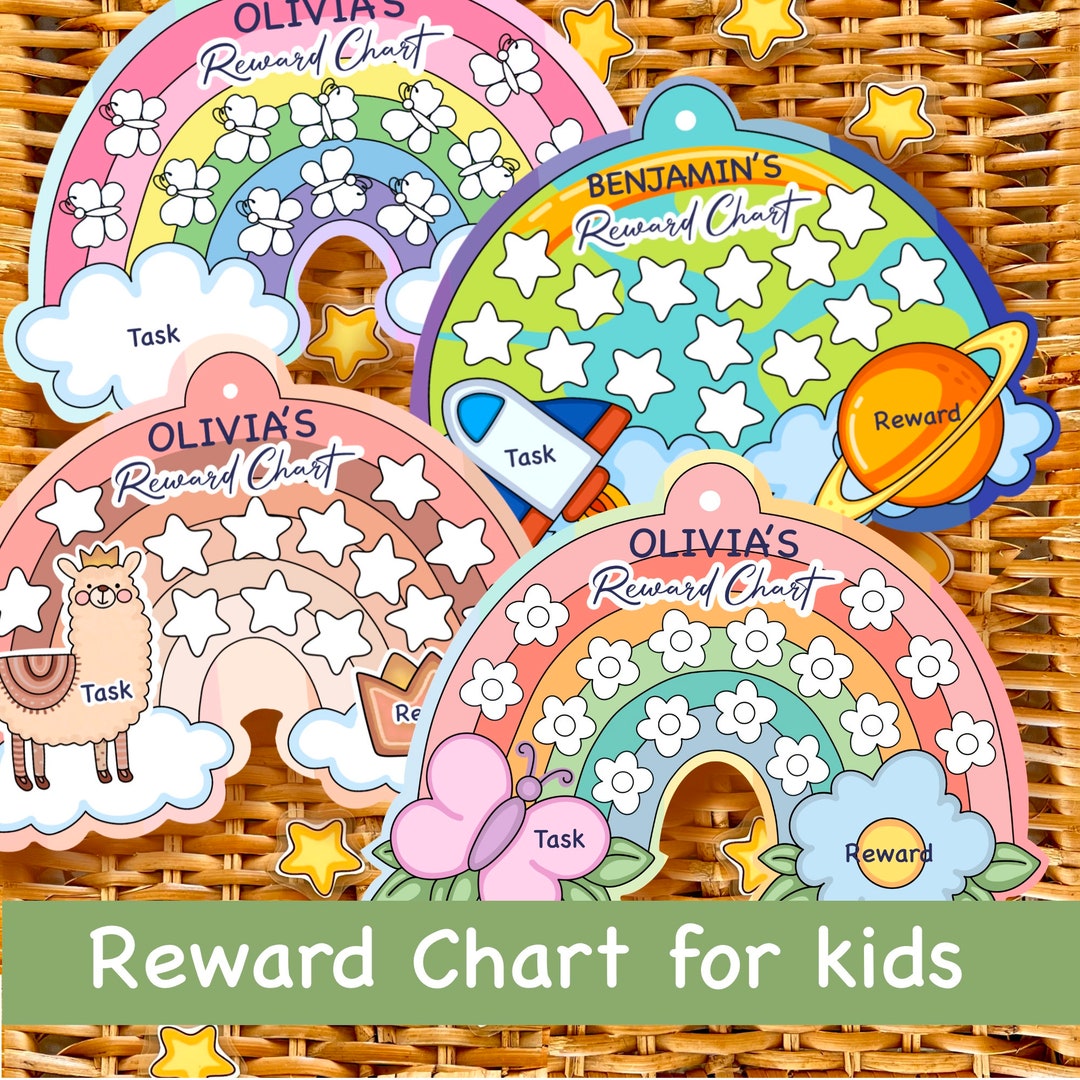 Laminated Kids Reward Chart: Chore & Potty Training - Etsy
