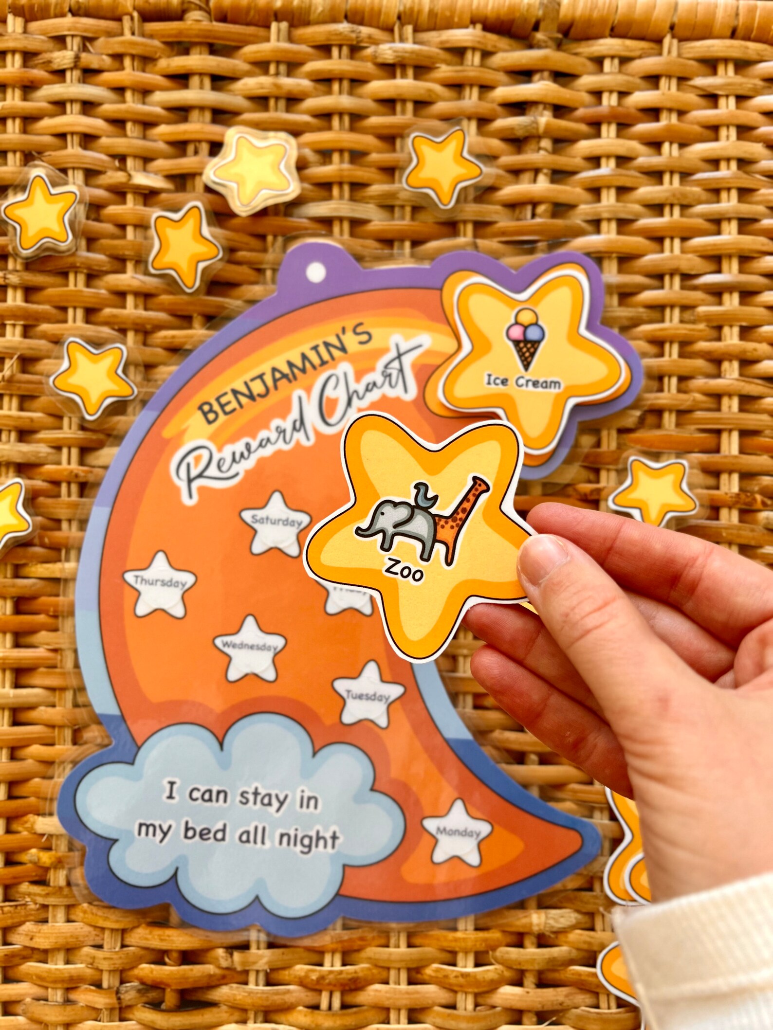Laminated Bedtime Reward Chart for Kids: Daily Chore Chart - Etsy