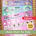 Castle & Dragons Reward Chart for Kids - Printable Medieval Quest ...