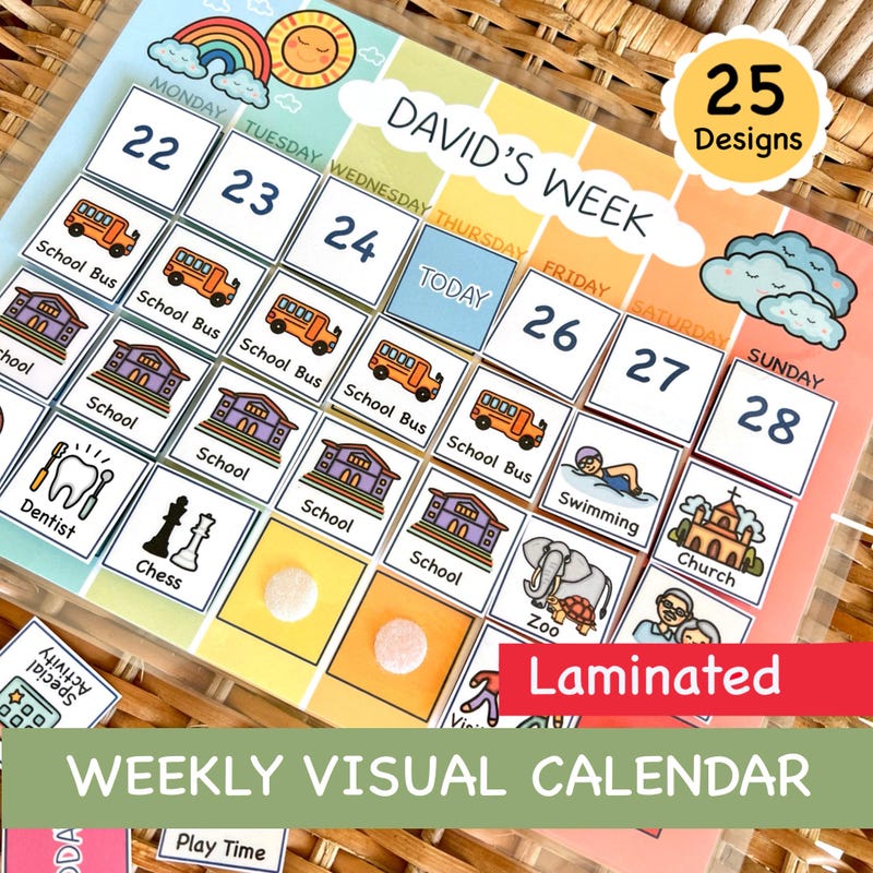 Visuals Calendar - Etsy