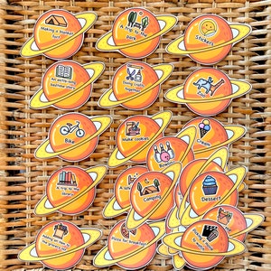 Reward Chart for Kids, Printable Galaxy Behaviour Chart, Daily Chore ...