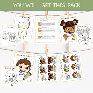 Dental Hygiene Printable Learning Binder, Toddler Activities, Preschool ...