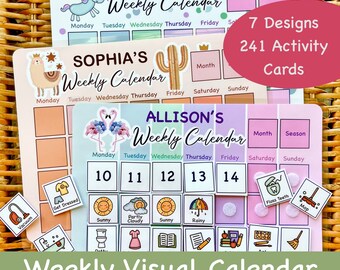 Editable Kids Daily Routine Cards, Chore Chart for Kids, Daily Visual ...