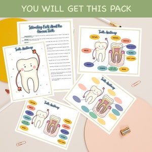 Dental Hygiene Printable Learning Binder, Toddler Activities, Preschool ...