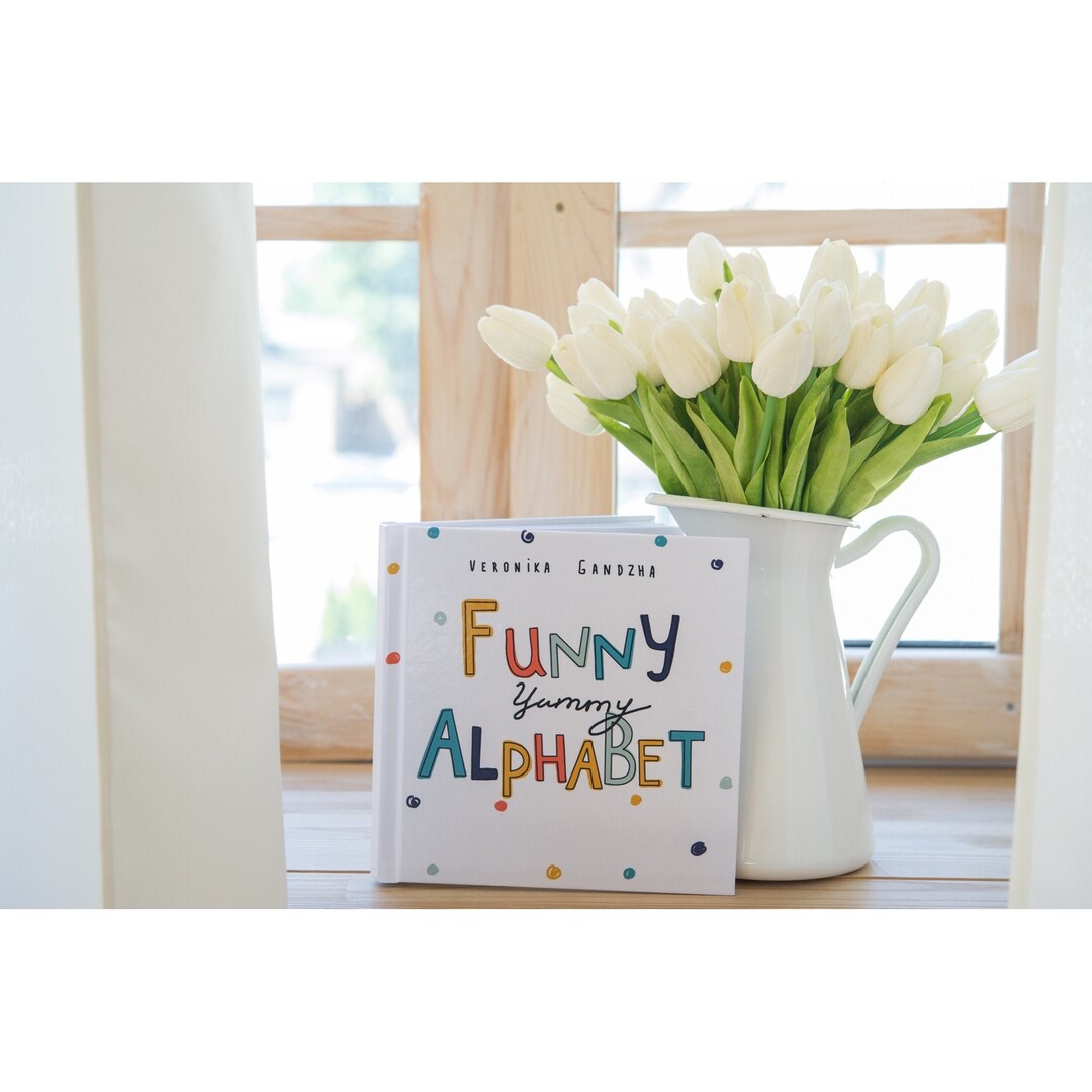 Alphabet Book for Kids With Vegetables and Fruits, Funny Yummy English ...