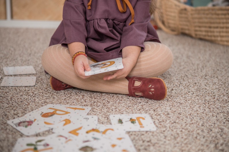 Spanish Alphabet Flash Cards: Fruits & Vegetables, Montessori Learning ...