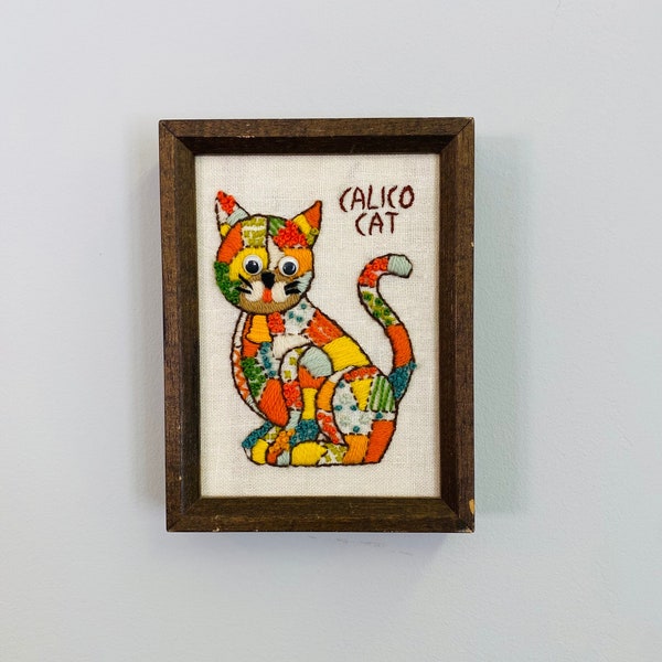 Cat Needlepoint - Etsy