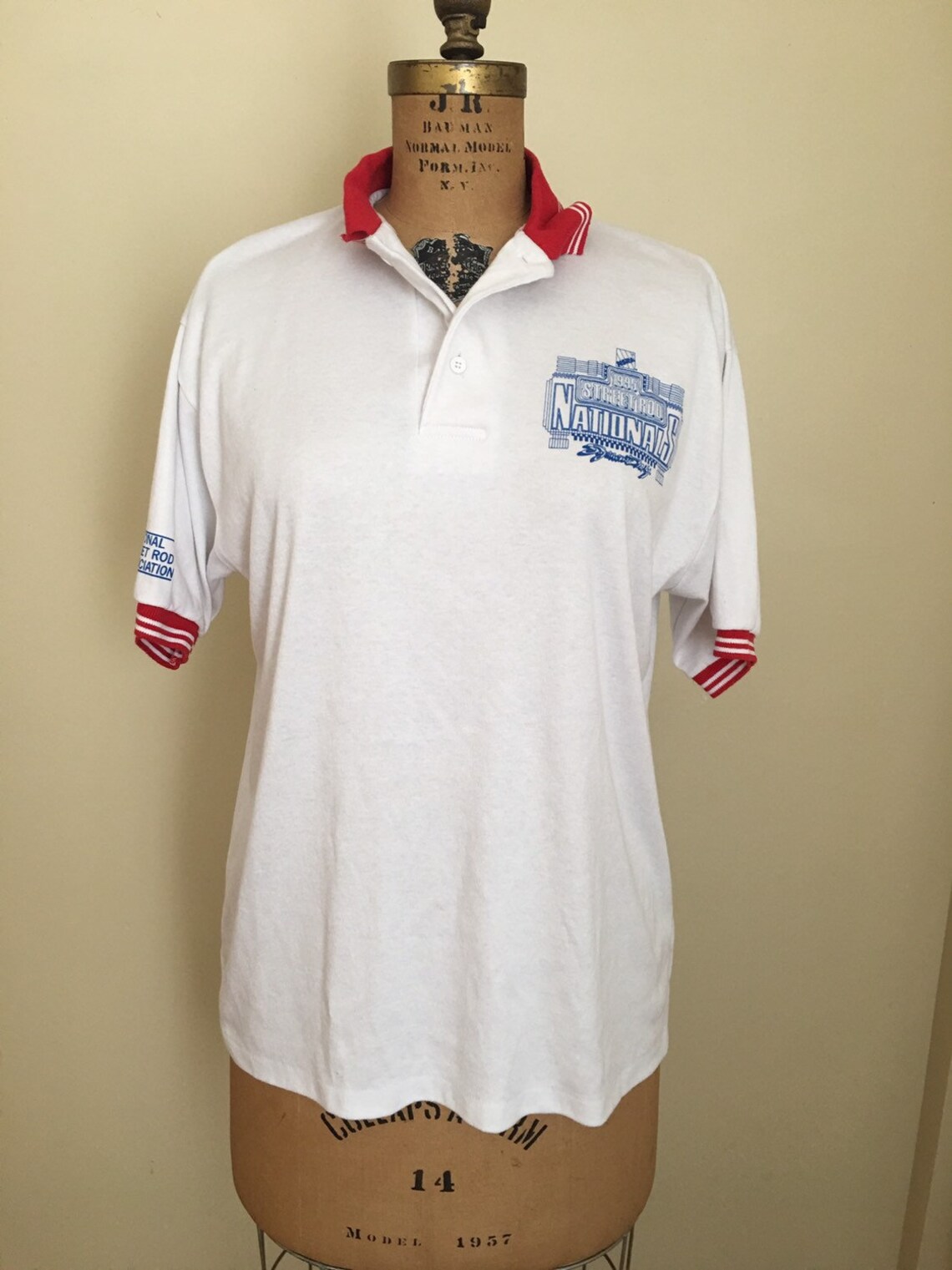 Vintage NSRA National Street Rod Association Polo Shirt, 1995 Street ...