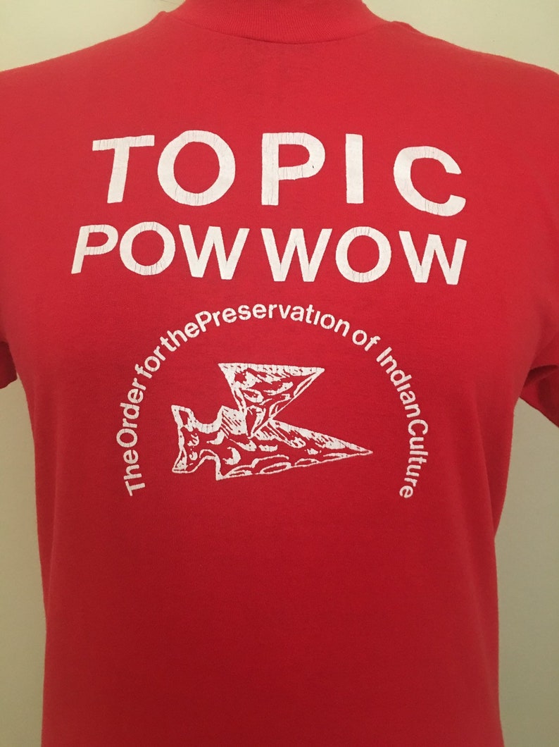 Vintage Topic Pow Wow T-shirt Native American Motif T-shirt - Etsy
