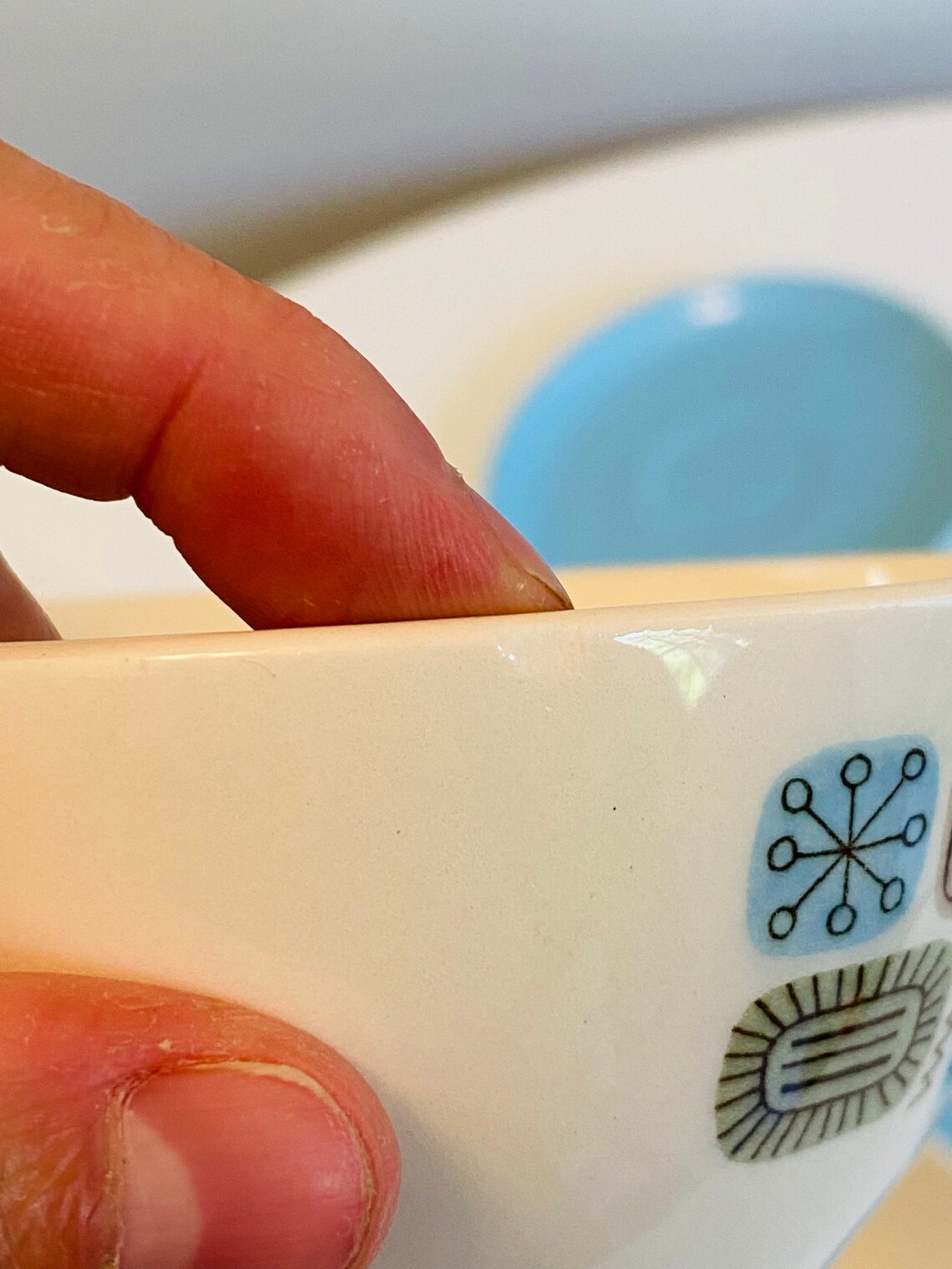 Vintage Temporama Teacups and Saucers Set of 6 Canonsburg | Etsy