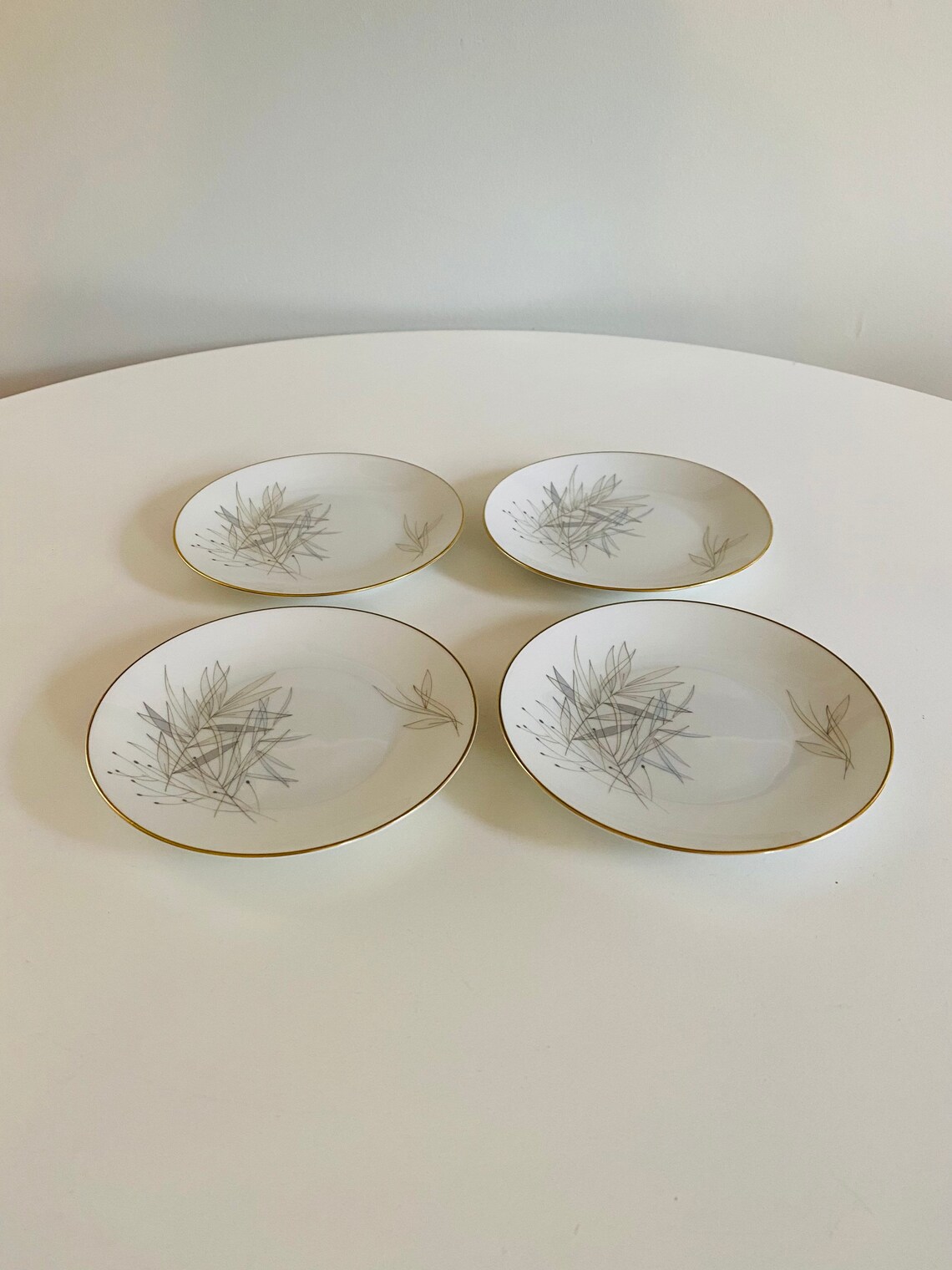 Vintage Rosenthal Grasses Bread Plates Set of 4 Mid Century - Etsy
