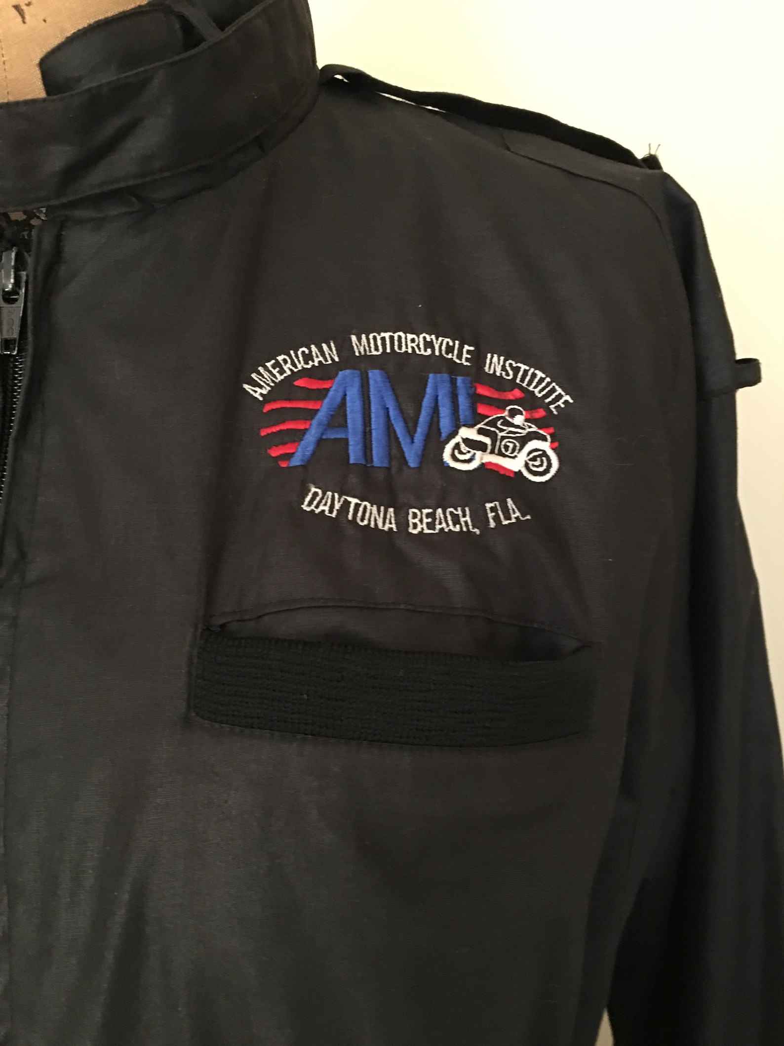 Vintage American Motorcycle Institute Windbreaker Jacket | Etsy
