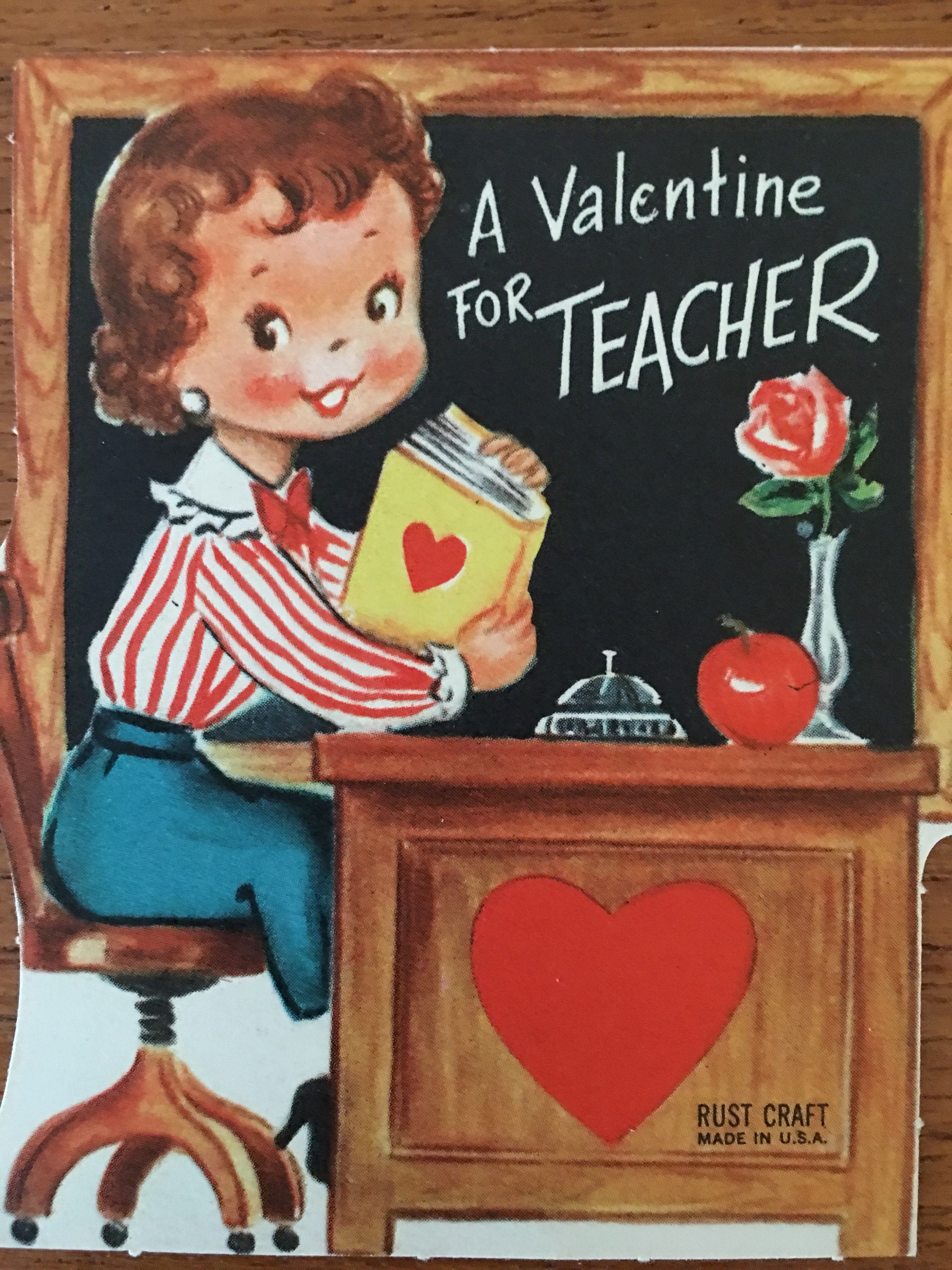 Vintage Valentine's Day Cards Set of 3 Rust Craft | Etsy