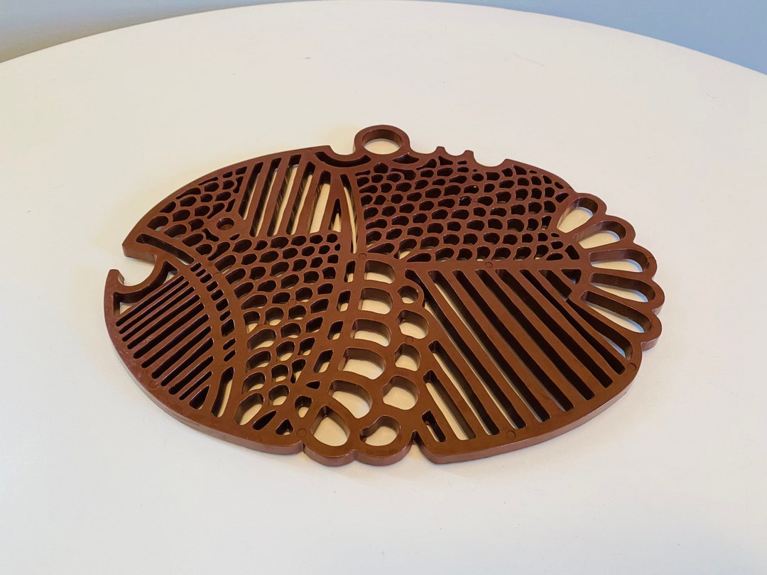 Vintage Dansk Fish Trivet, Mod Hot Plate, Fish Shaped Wall Hanging ...