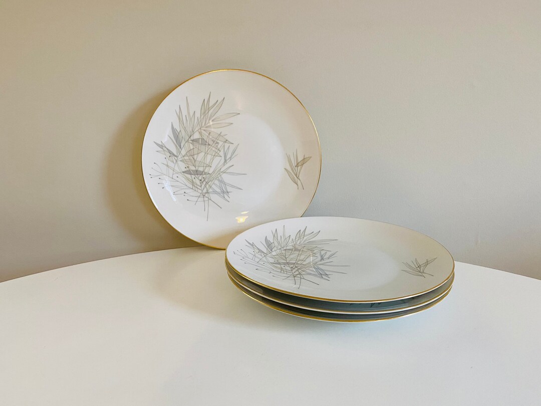 Vintage Rosenthal Grasses, Dinner Plates, Set of 4, Mid Century Modern ...