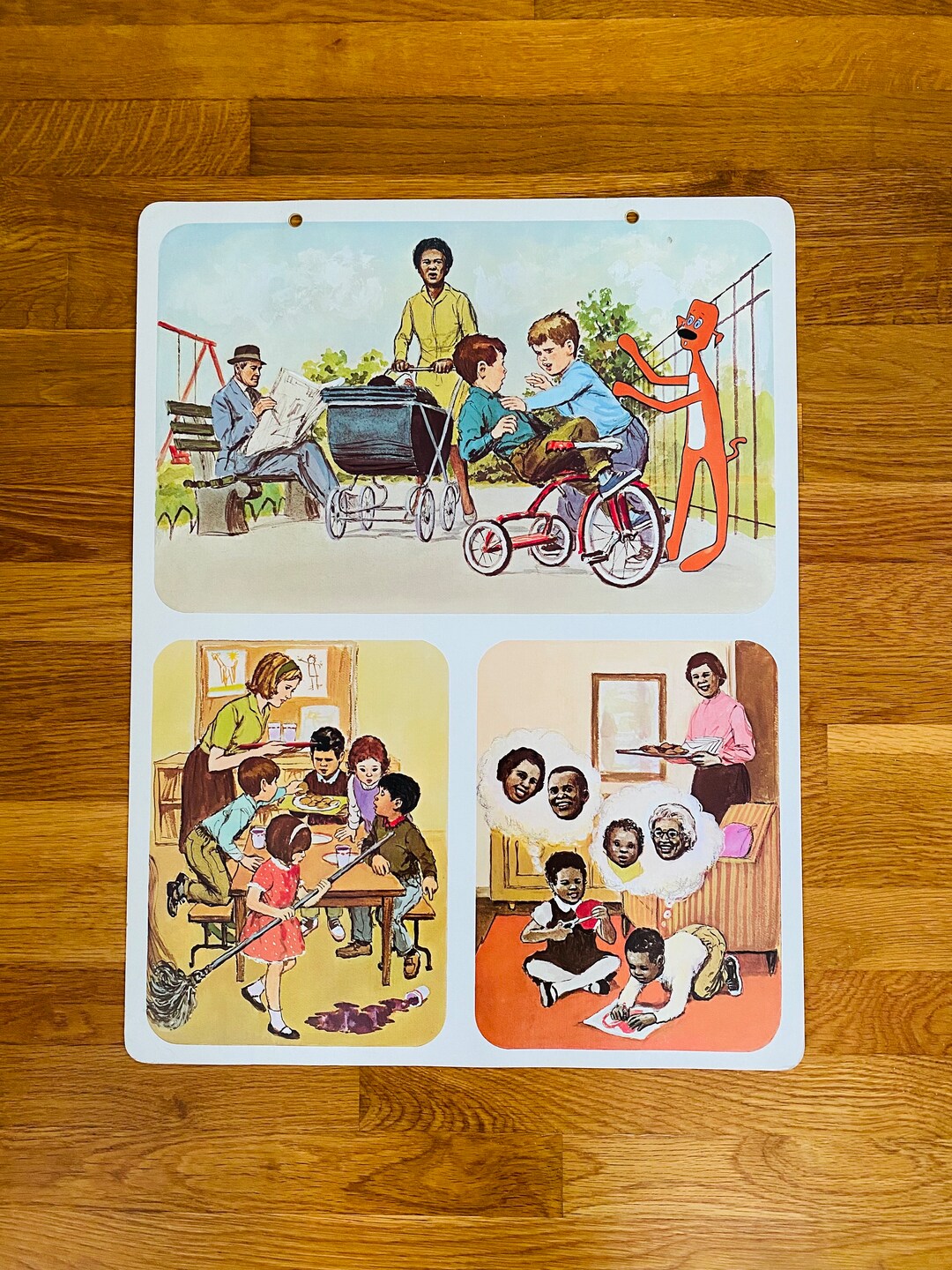 Vintage Dandy Dog's Early Learning Chart Hermese Roberts, 1966, Who Am ...