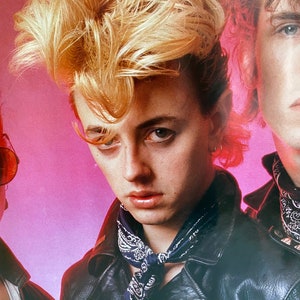 Vintage Stray Cats Poster, New Old Stock Poster, Original Stray Cats ...