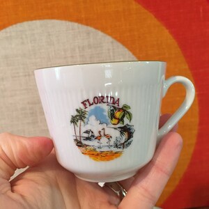 Vintage Souvenir Florida Teacups and Saucers, Set of 4 - 2 Available ...