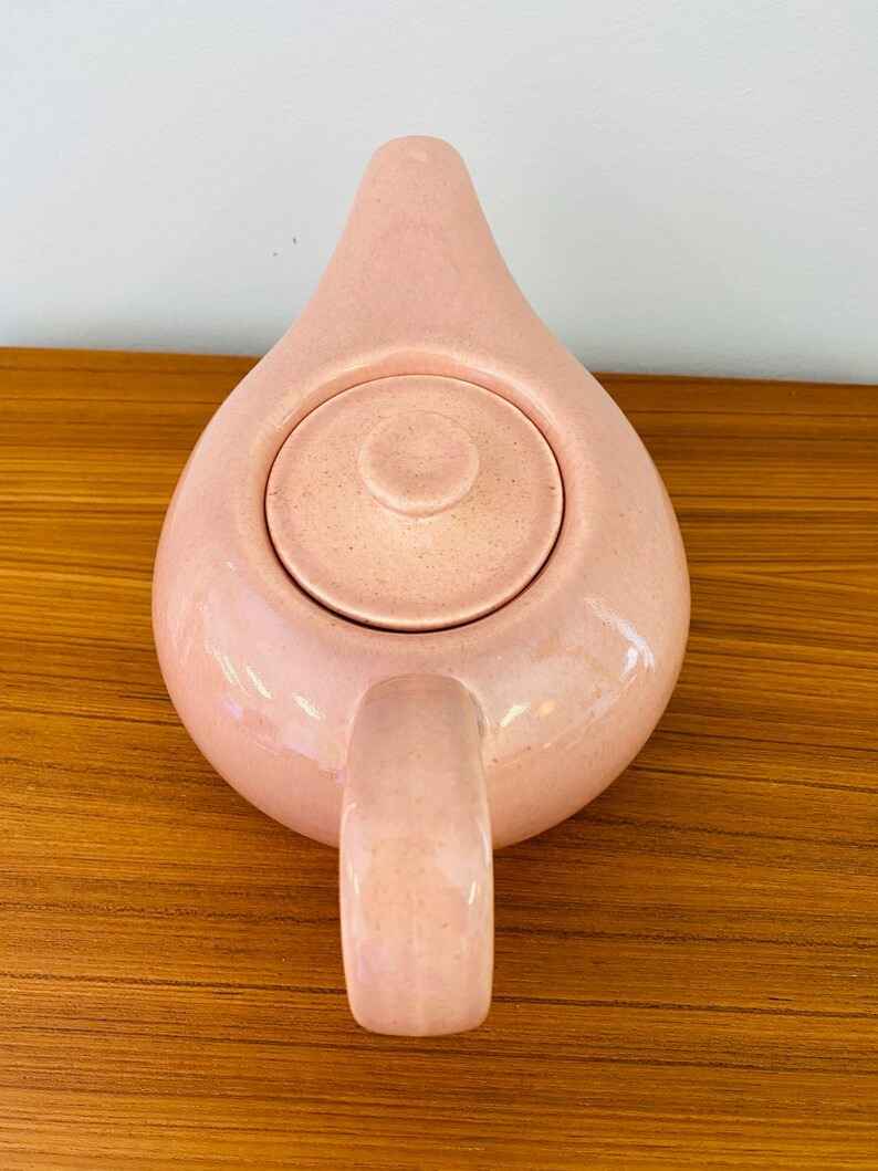 Vintage Russel Wright American Modern Coral Teapot - Etsy
