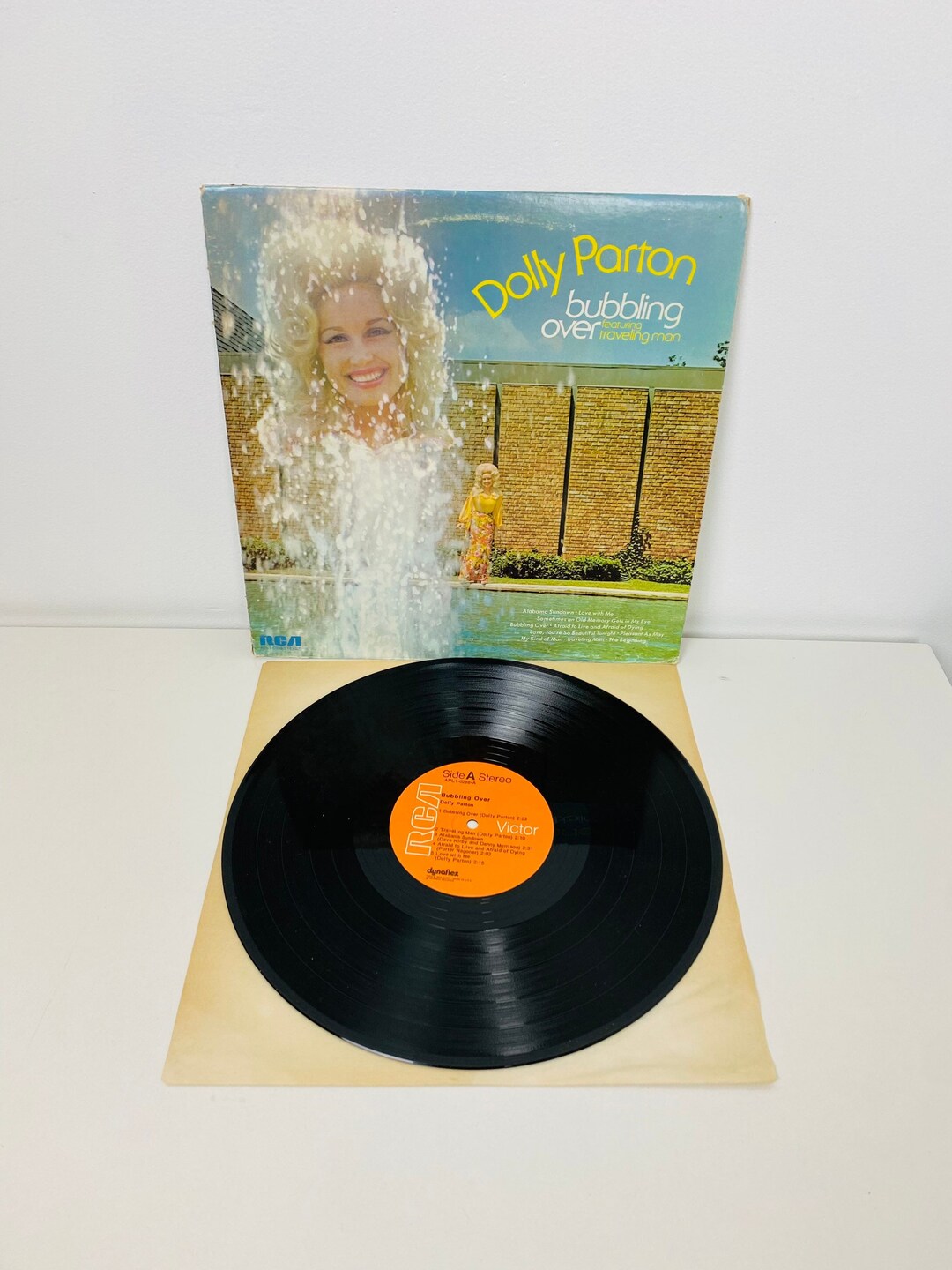 Dolly Parton Bubbling Over Featuring Traveling Man Vinyl Record ...