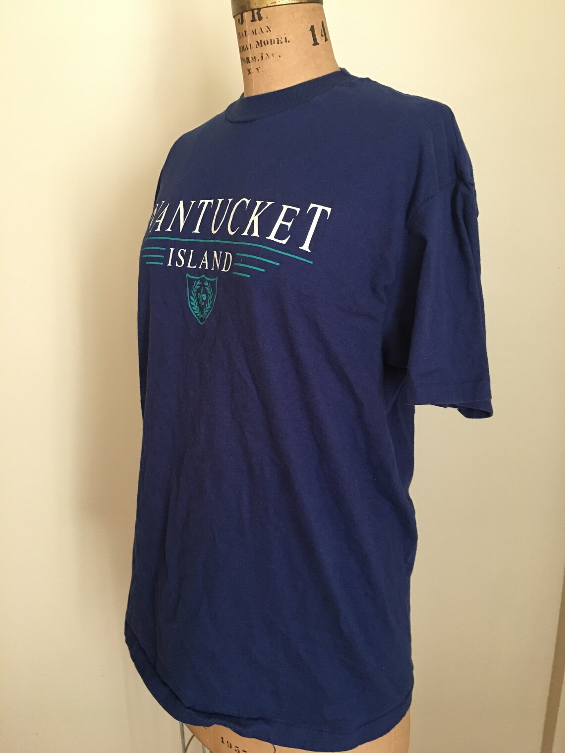 Vintage Nantucket T-shirt, Nantucket Island Tee, Blue Vintage Tee Shirt ...