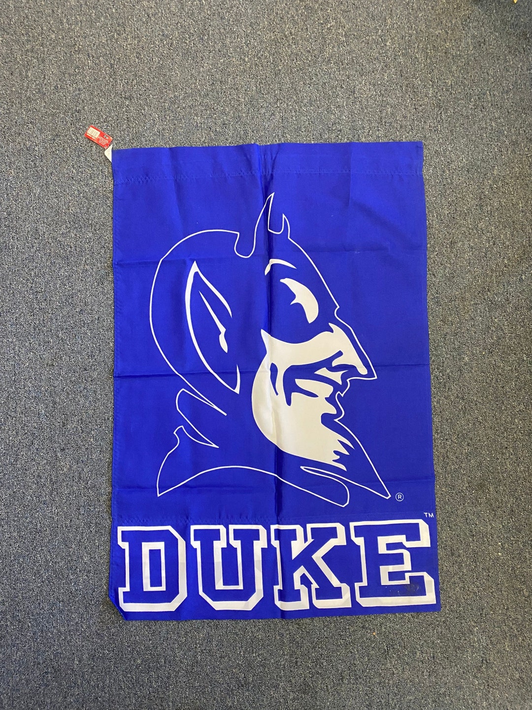 Vintage Duke Blue Devils Collegiate Banner Flag, NOS, Duke Football ...