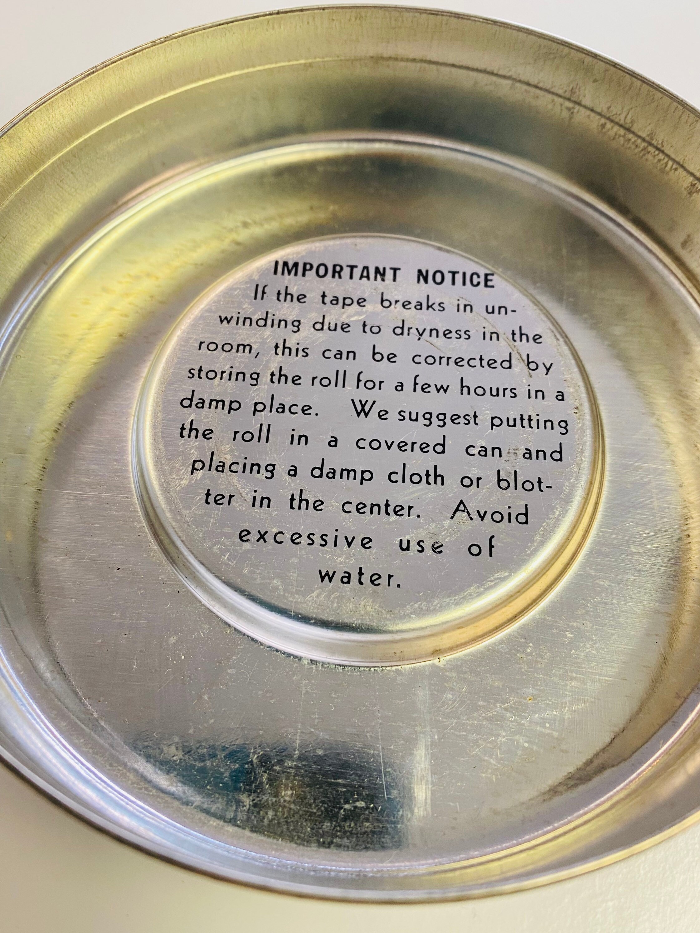 Vintage Scotch Tape Container Empty Tin for Scotch Cellulose - Etsy