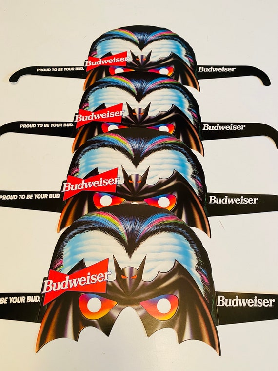 Vintage Budweiser Dracula Halloween Masks, Set of 4, … - Gem
