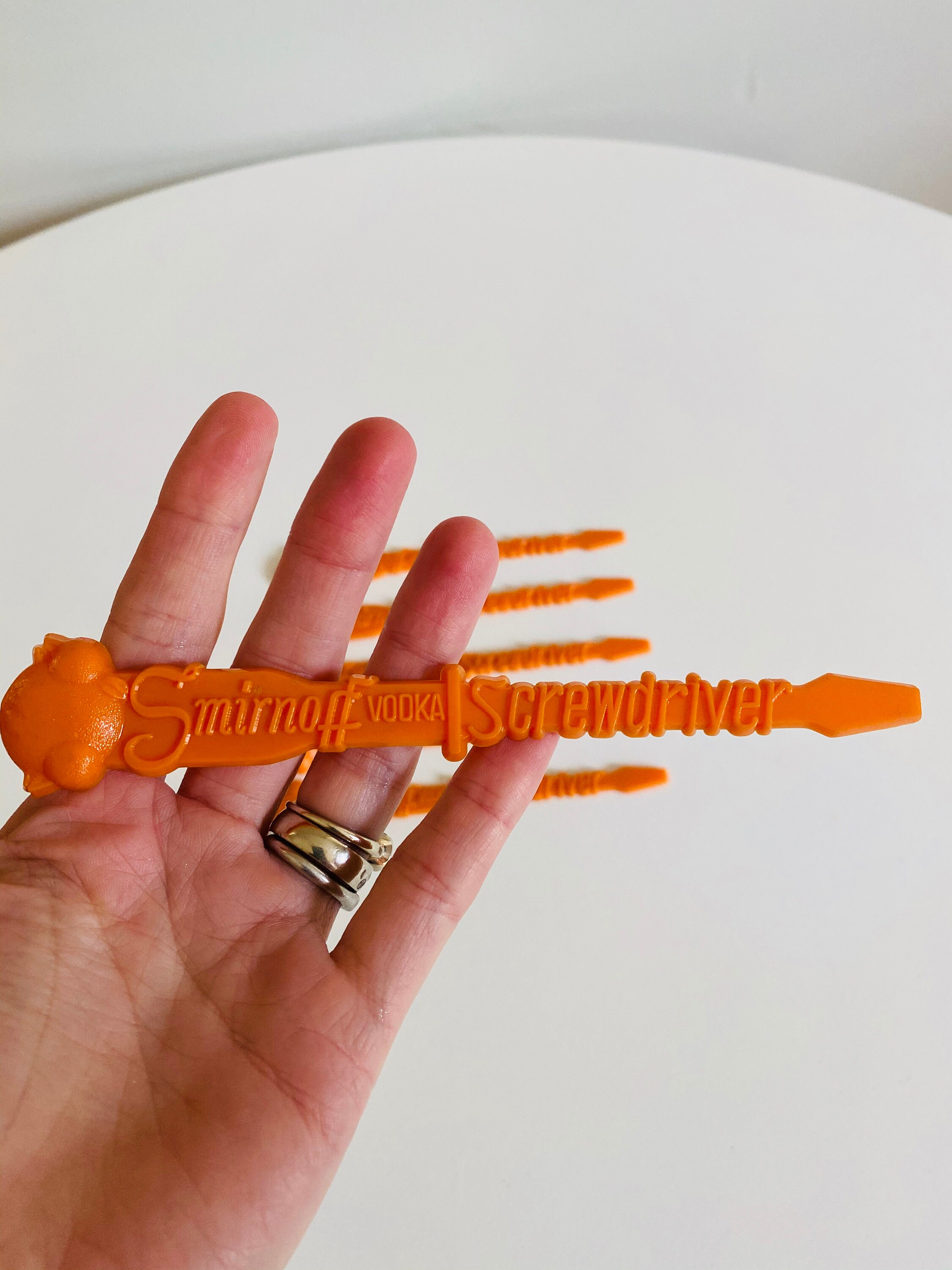 Vintage Smirnoff Vodka Screwdriver Plastic Swizzle Sticks - Etsy