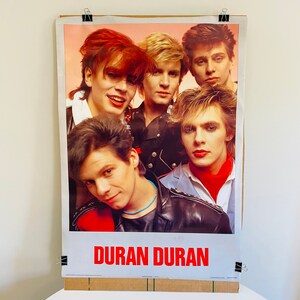 Vintage Duran Duran Poster, New Old Stock, Anabas Poster, Original ...