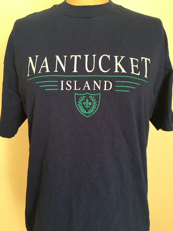 Vintage Nantucket T-Shirt, Nantucket Island Tee, Blue… - Gem