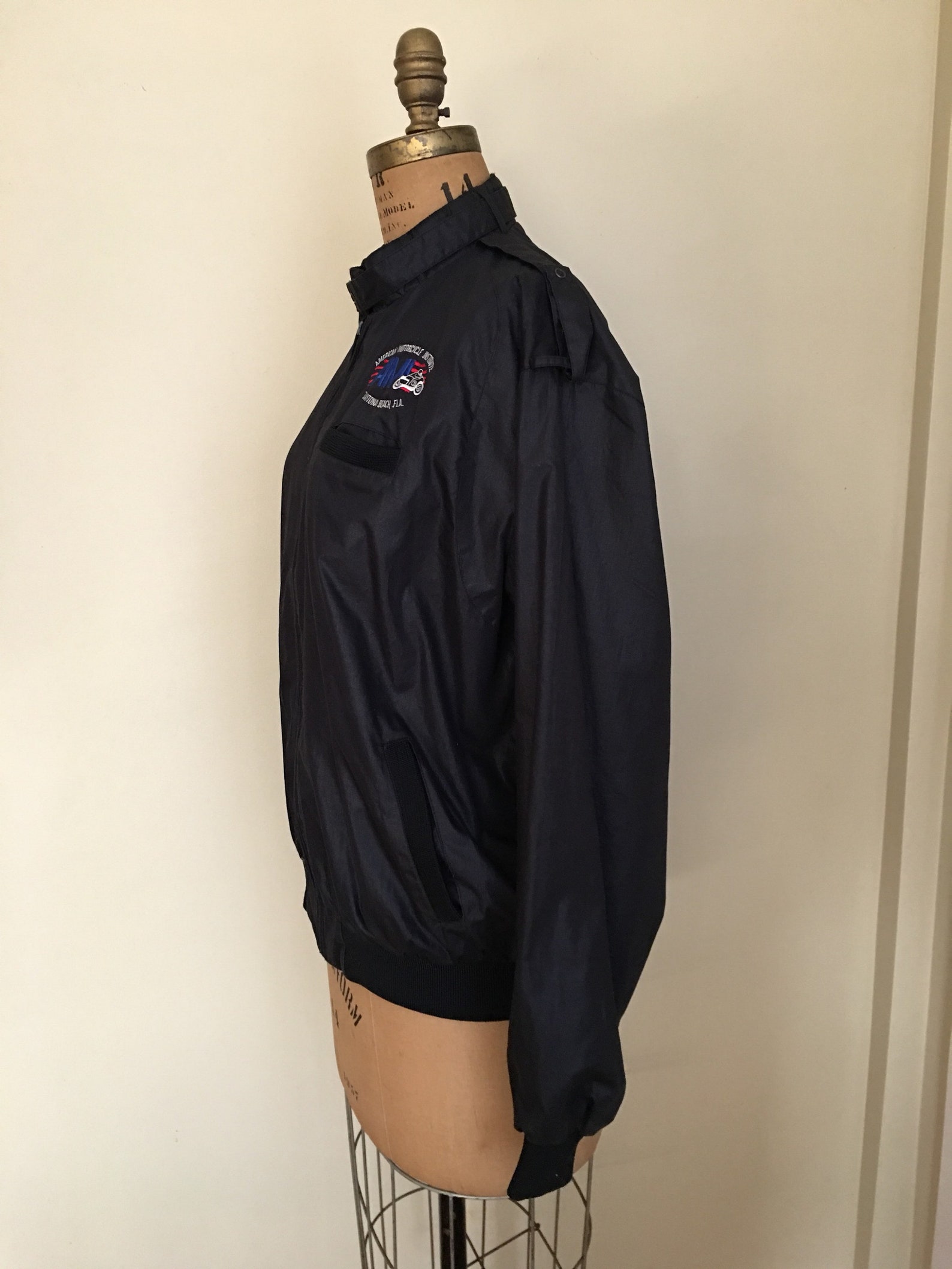 Vintage American Motorcycle Institute Windbreaker Jacket | Etsy