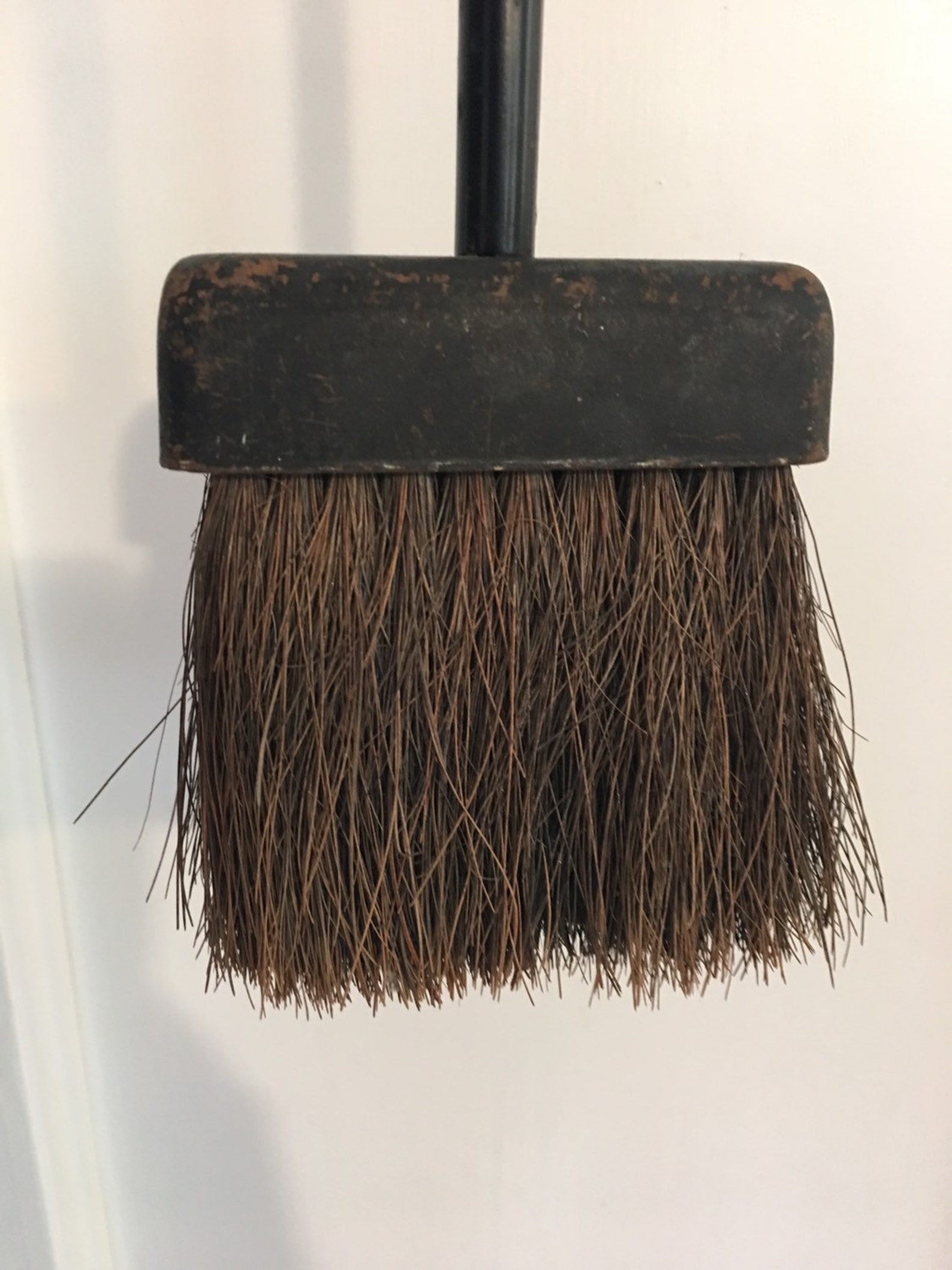 Vintage Donald Deskey Fireplace Tools, Iron and Brass Wall Mounted ...