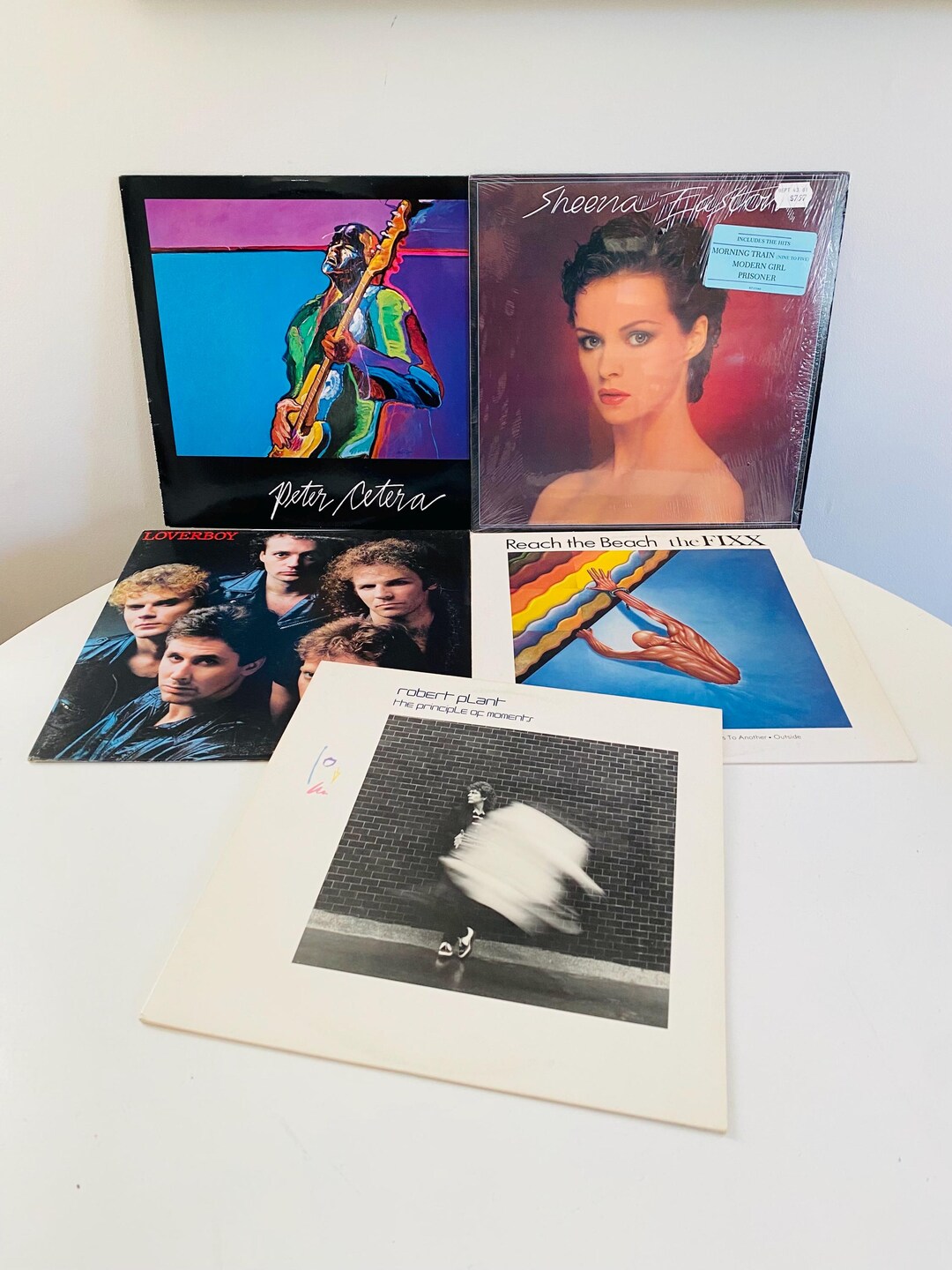 Lot of 5 Vintage 1980s Pop / Rock / New Wave Records, Peter Cetera ...