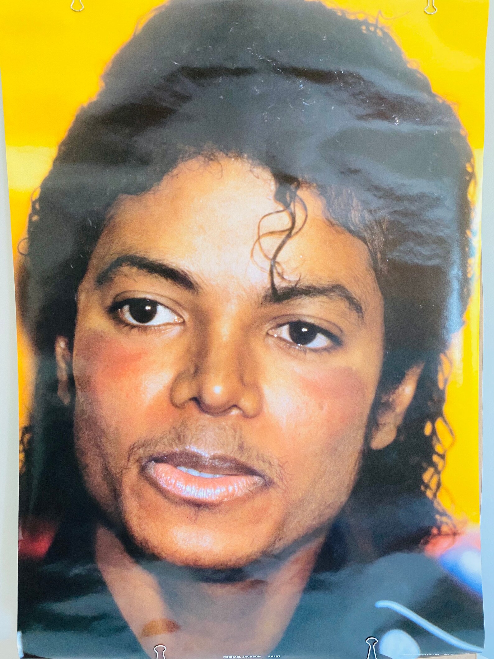 Vintage Michael Jackson Poster New Old Stock Anabas Poster - Etsy