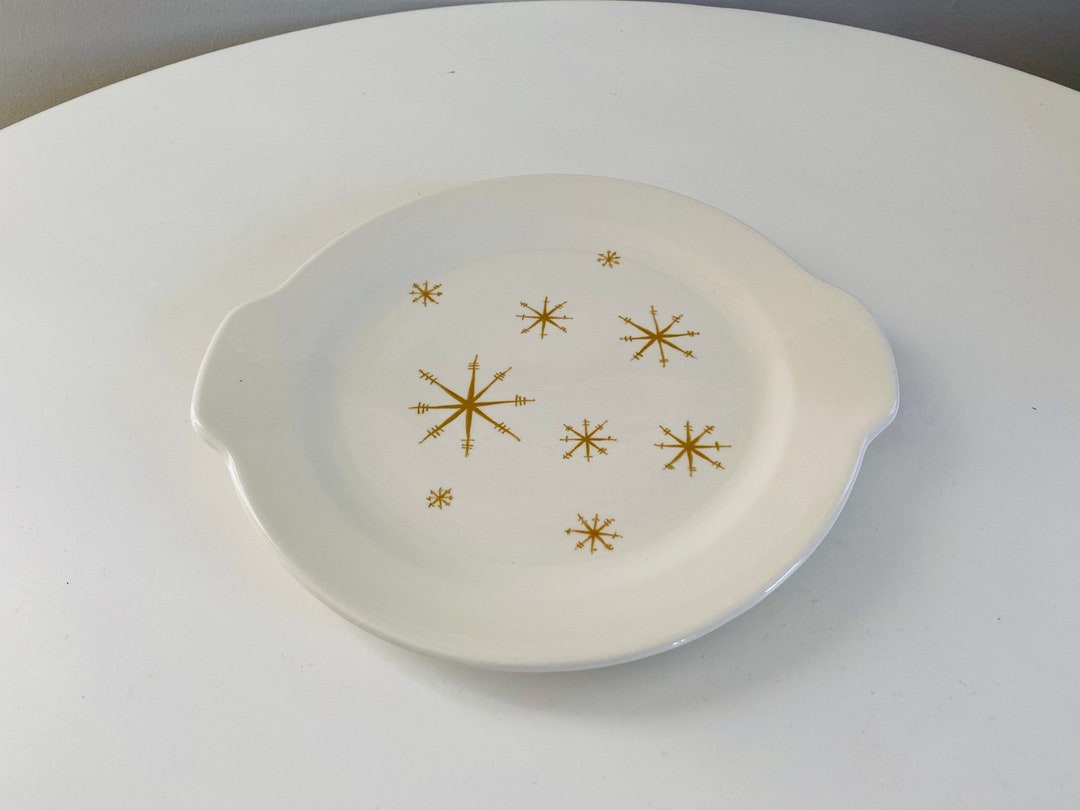 Vintage Star Glow Serving Plate, Royal China, Handled Platter, Atomic ...