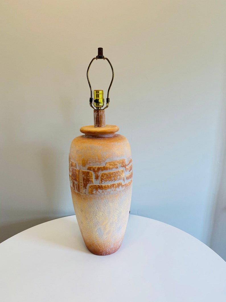 Vintage Casual Lamps of California Southwestern Design Lamp | Etsy