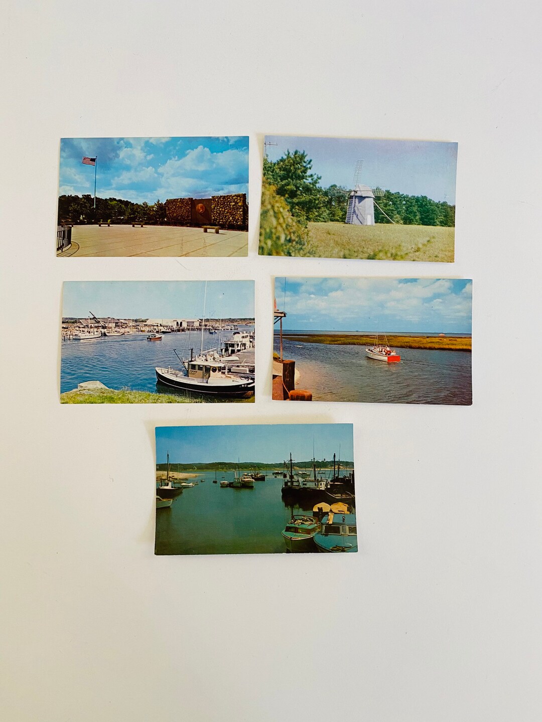 Vintage Cape Cod Postcards, Set of 5, 1960s Cape Cod Souvenir Postcard ...