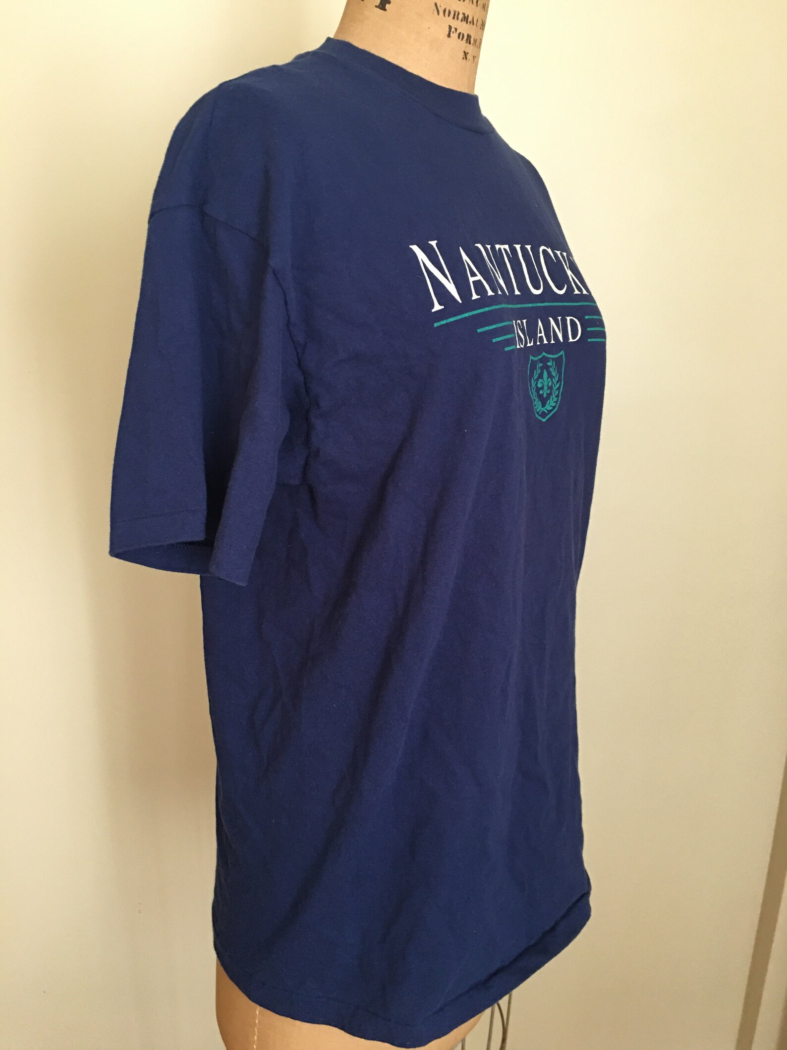Vintage Nantucket T-shirt, Nantucket Island Tee, Blue Vintage Tee Shirt ...