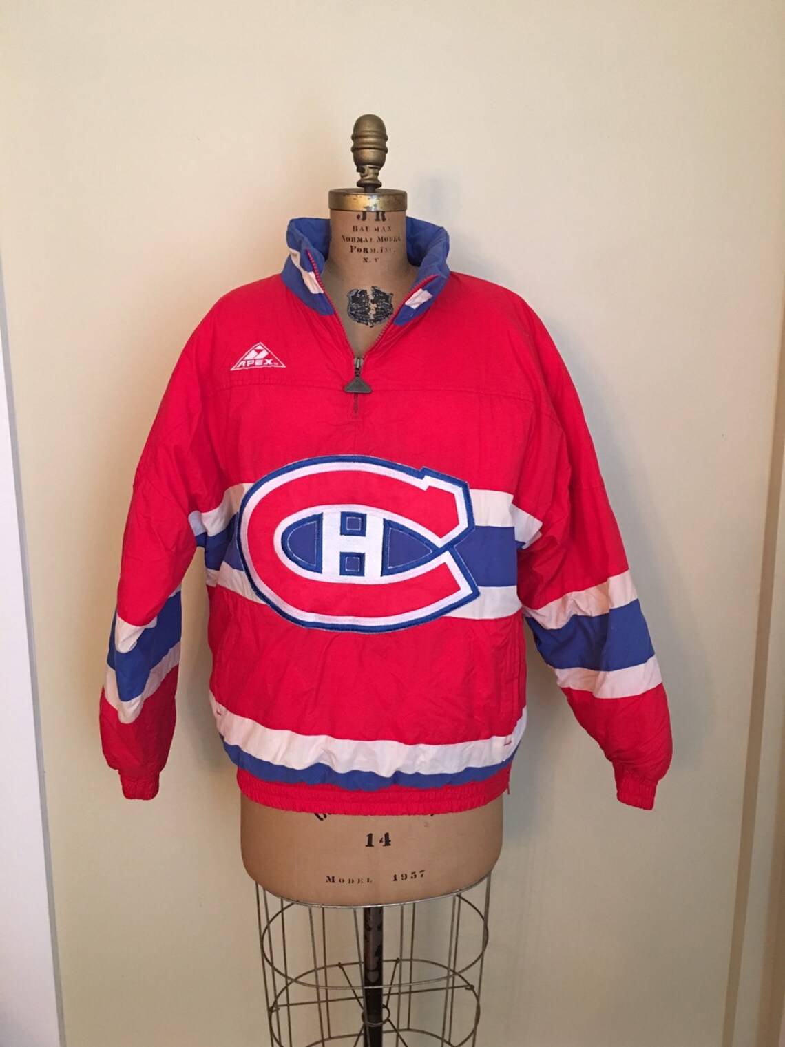 Vintage Montreal Canadiens Jacket National Hockey League Apex - Etsy