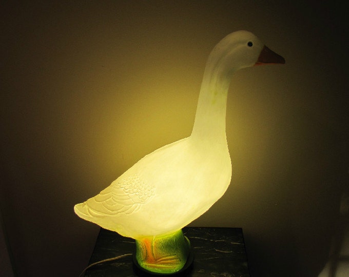 RESERVED Authentic Gladys the Goose Lamp Vintage 1970s 1980s ...