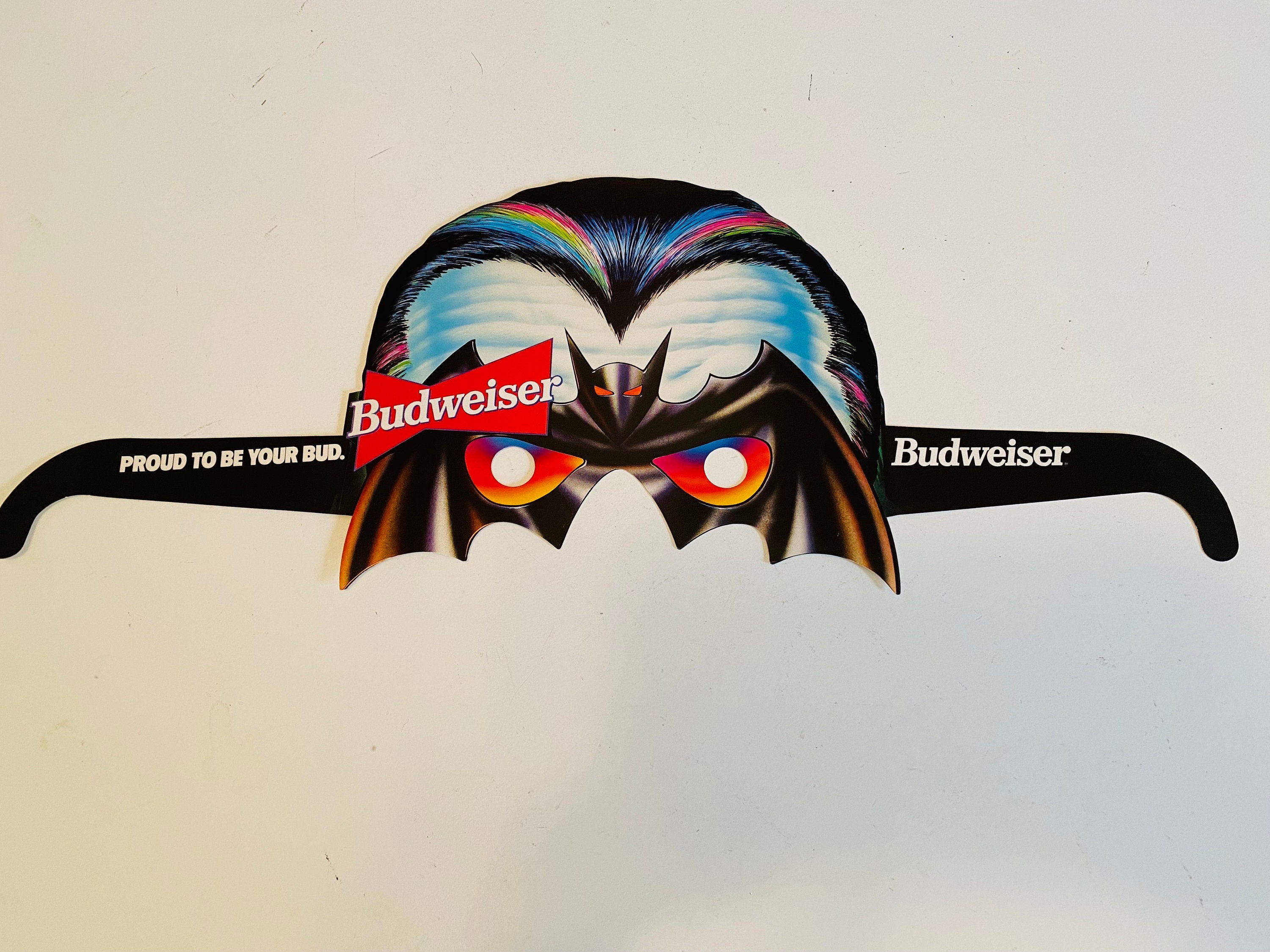 Vintage Halloween Masks, Set of 4, 1990s Budweiser and Bud Light ...
