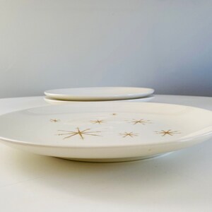 Royal China Star Glow Dinner Plates, Set of 3, Mid Century Dinnerware ...