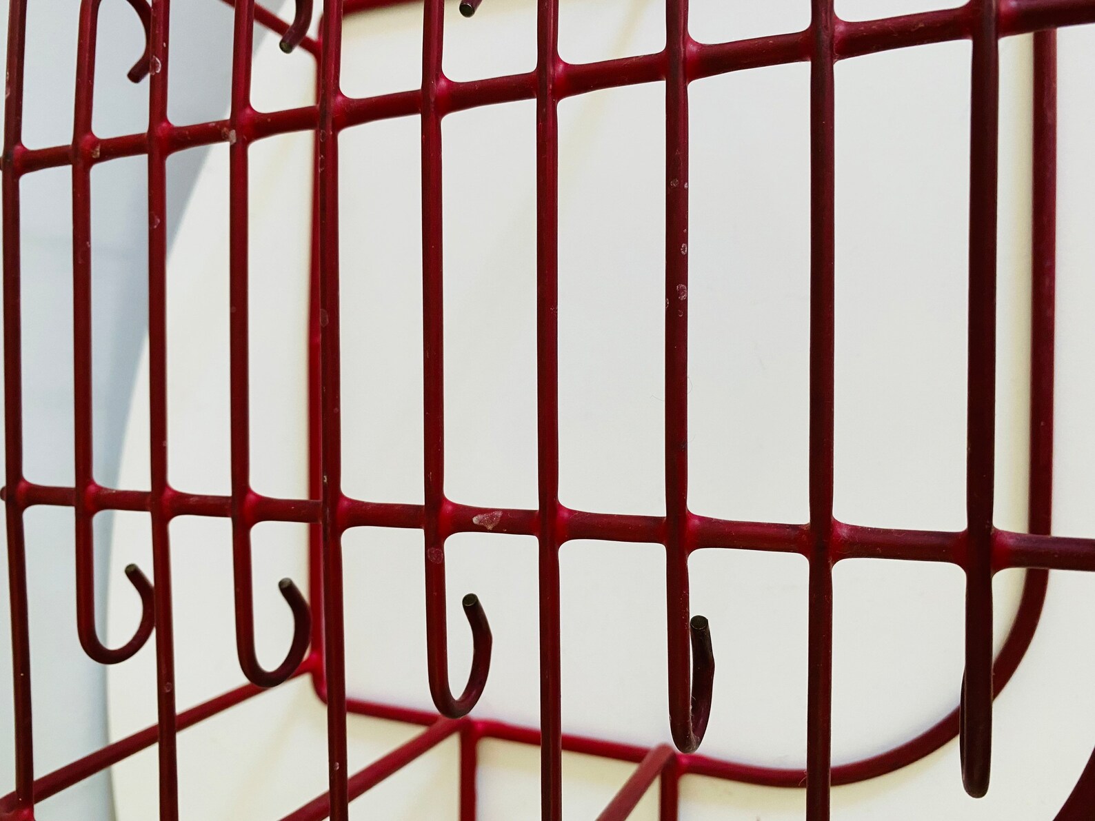 Vintage Red Dish Rack Retro Red Storage Shelf Dish Rack - Etsy