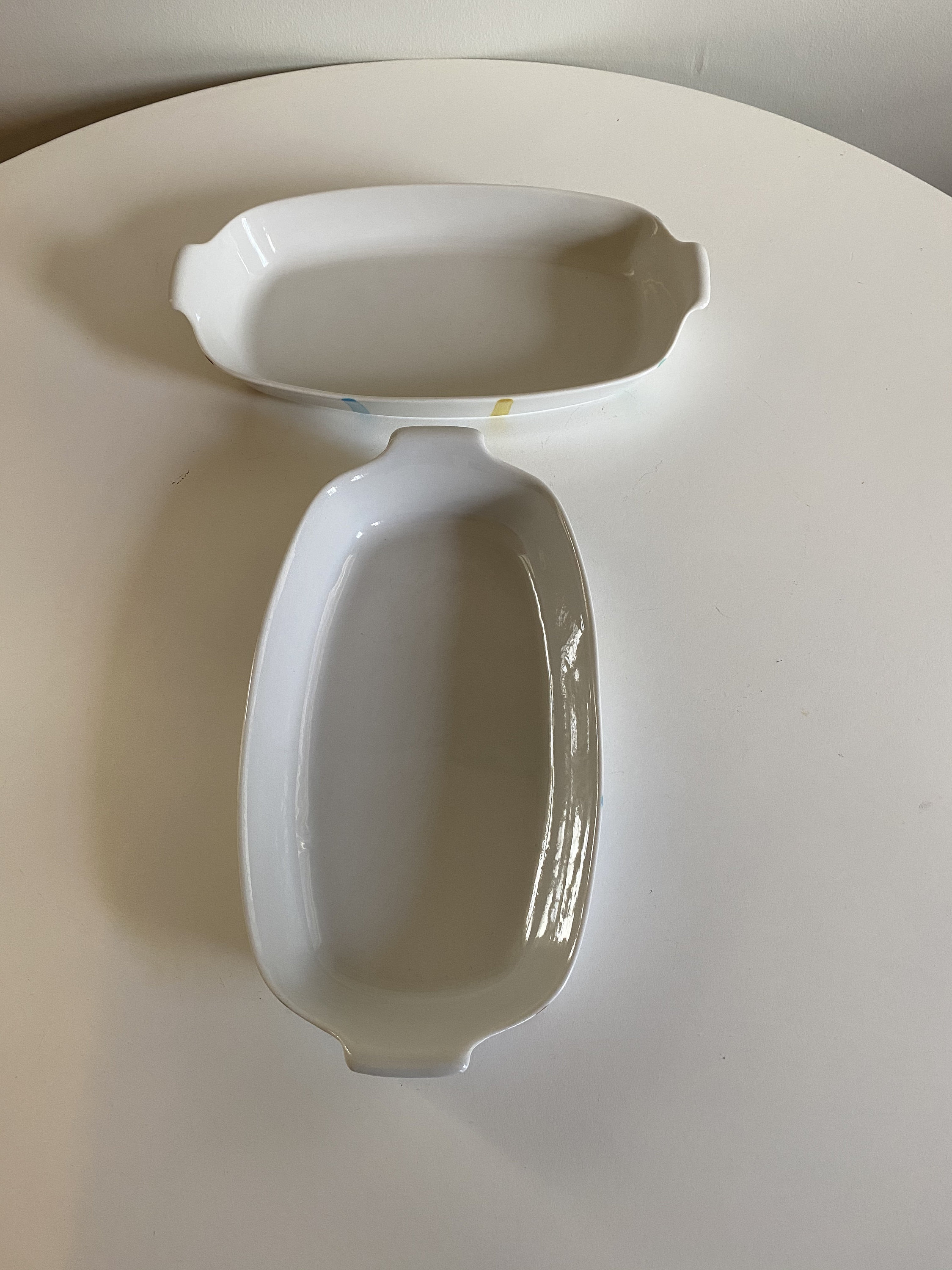 Vintage De Sphinx Parafeu Striped Ceramic Dish Oval Baking - Etsy